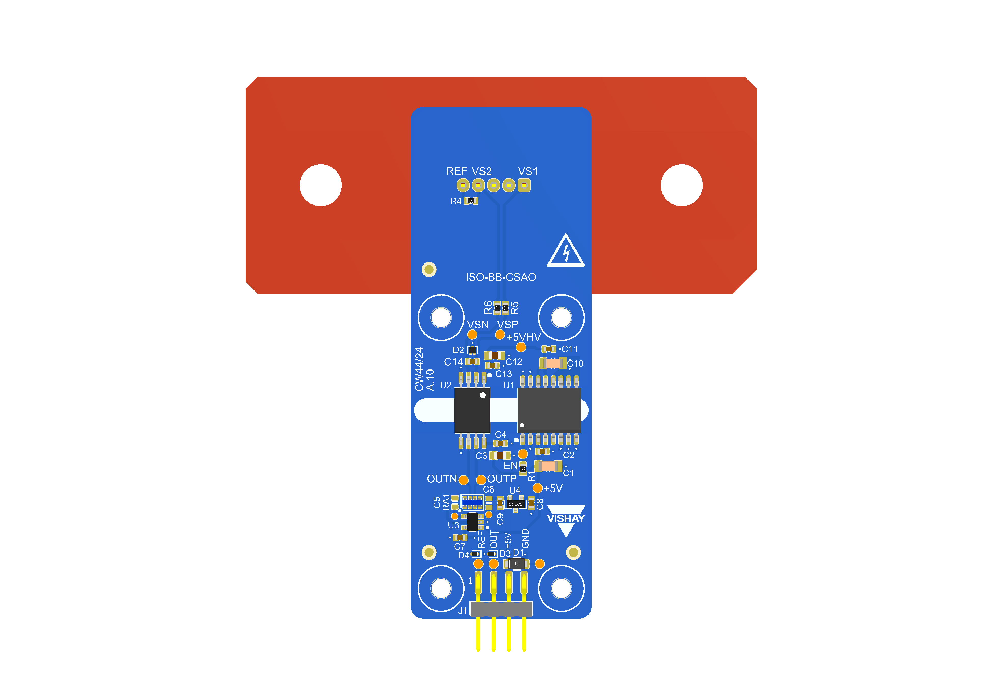 Isolated Busbar / SMD Current Sensor with Analog Output Reference Design
